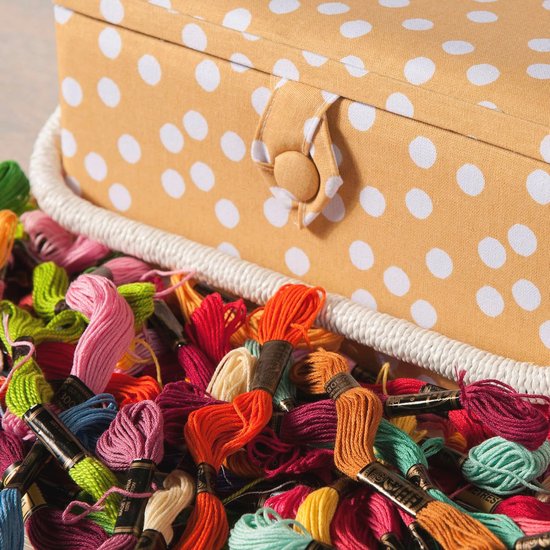 Exclusieve Medium Naaidoos en Knutseldoos met PVC-handgreep - Ideaal ...