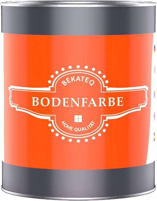 Betonverf en Vloercoating - Rustiek Rood, 5L - Slijtvaste Verf Voor ...