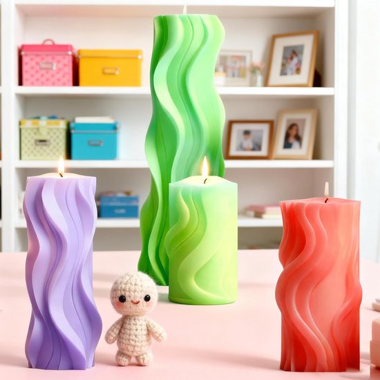 Flexibele Siliconen Mal voor Kerstkaarsen en Decoraties | bol