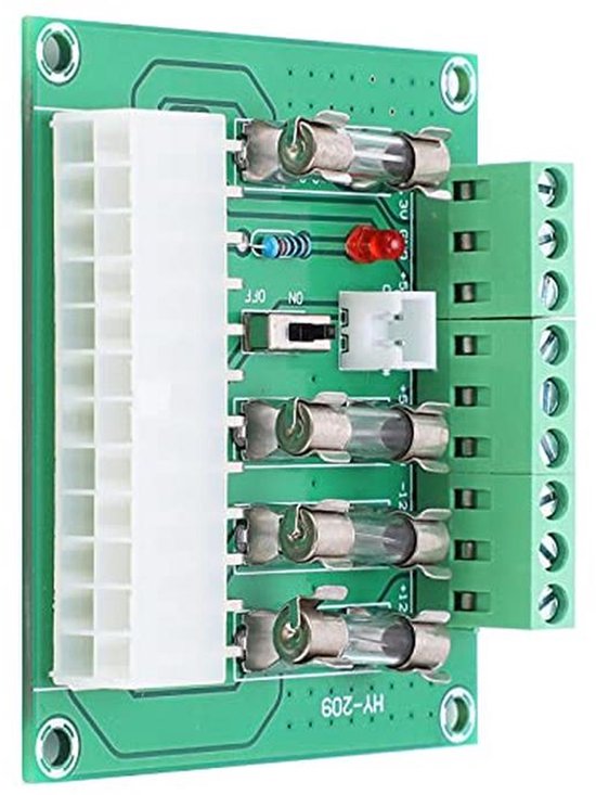 ATX Stroomvoorziening Breakout Board - 20Pin en 24Pin Desktop Computer ...