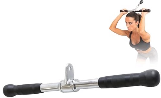 Rechte Trekstang 50 cm - Draaibaar met Rubberen Handgrepen voor ...