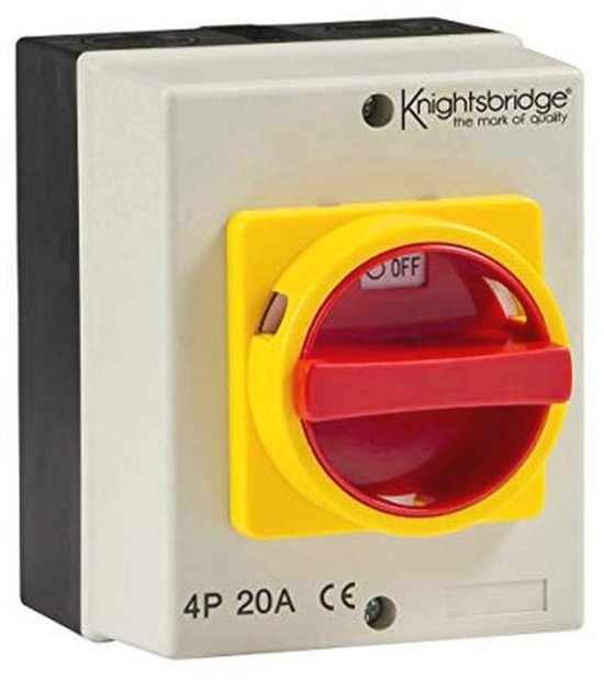 Roterende Isolator 4P 20A IP65 voor AC 230V-415V | bol