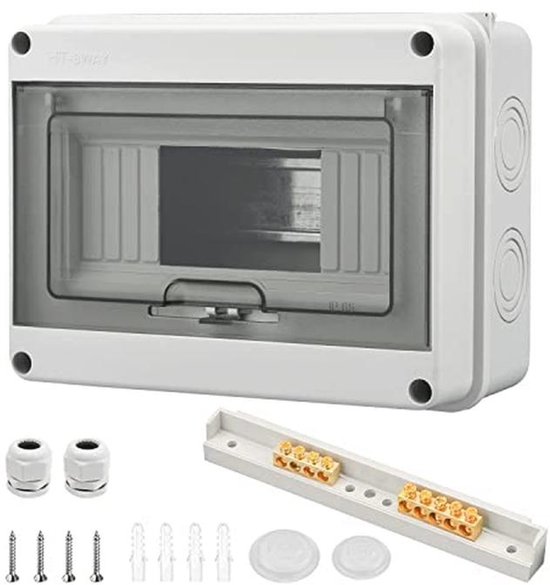 Zekeringkast Opbouw met 8 Modules IP65 - Bescherming tegen Stof en ...