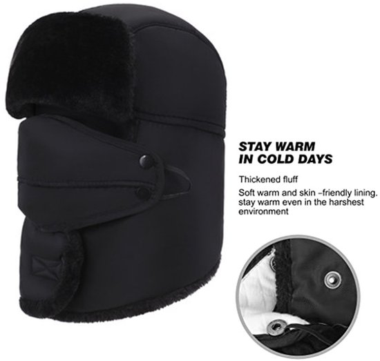 Gigicial Winterskimuts - Ushanka Hoed - Superwarm Waterdichte Muts Met ...