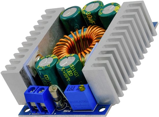 Step-Down Buck Converter Module 12A 100W Adjustable DC-DC Power Supply ...