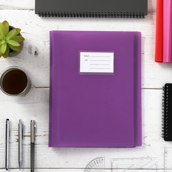 Premium Kwaliteit A4 Display Book Map met 104 Zakken en Flexibele Cover ...