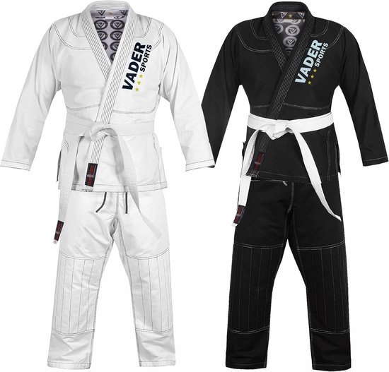 Costume de Jiu Jitsu Brésilien en Coton Poids Léger BJJ Gi pour Hommes ...