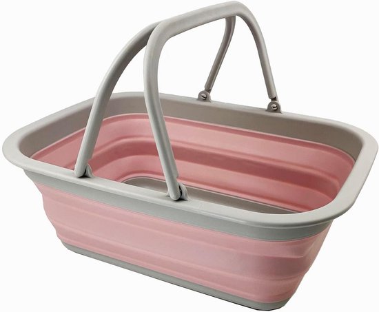 Opvouwbare Opbergbak 9.2L met Handvat - Draagbare Picknickmand en ...