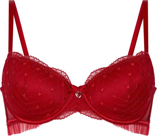 Hunkemöller Voorgevormde Beugel bh Cordelie Rood F80 | bol