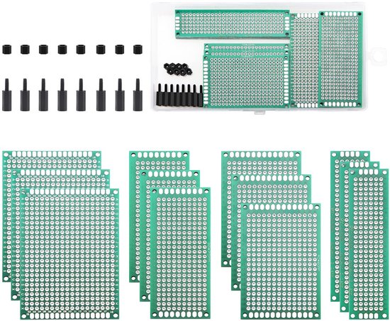 20 Stuks Printplaat Sets met Dubbelzijdige Printplaten en Nylon ...