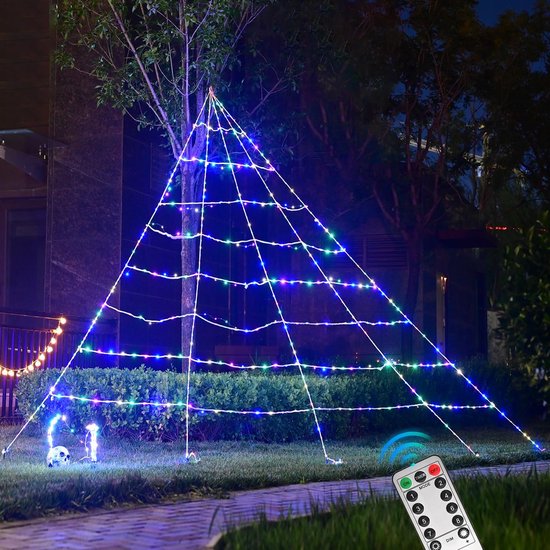Lange LED Halloween verlichting spinnenweb decoratie met ...