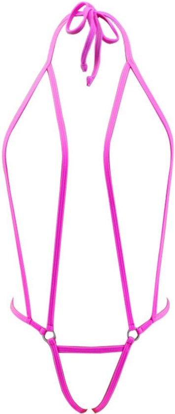 Extreme Micro Bikini Set avec G-String Tanga - Zwart | bol