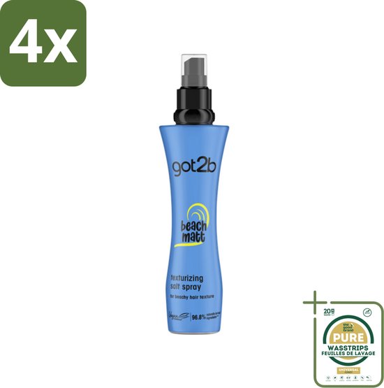 Got2B - Salt Spray - Beach Babe - 200 ml - Voordeelverpakking - 4 stuks ...