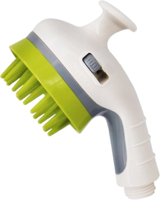 Hondendouche Set - Douchespray met Massagekop en Borstel - Huisdier Bad ...