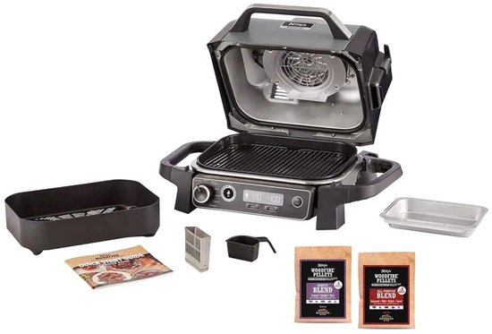 Ninja Woodfire BBQ Grill - Smoker & Airfryer - Tafelmodel - OG701EU | bol