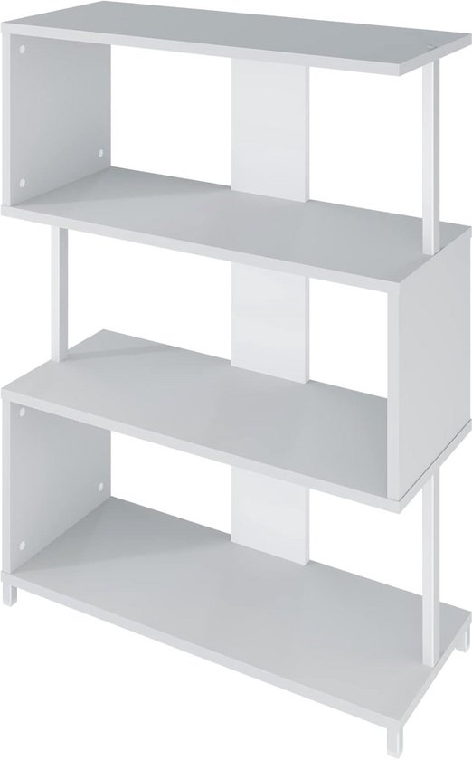 Boekenkast Metaal 4 Planken - Industrieel en Modern Opbergrek | bol