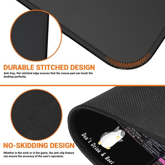 Grote Linux Commands Muismat - Spiekbriefje voor Programmeurs en Cybersecurity | bol