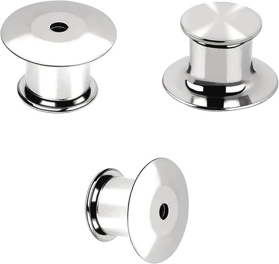 Metalen pin keepers voor sluitingen en broches - 30 stuks zilver | bol