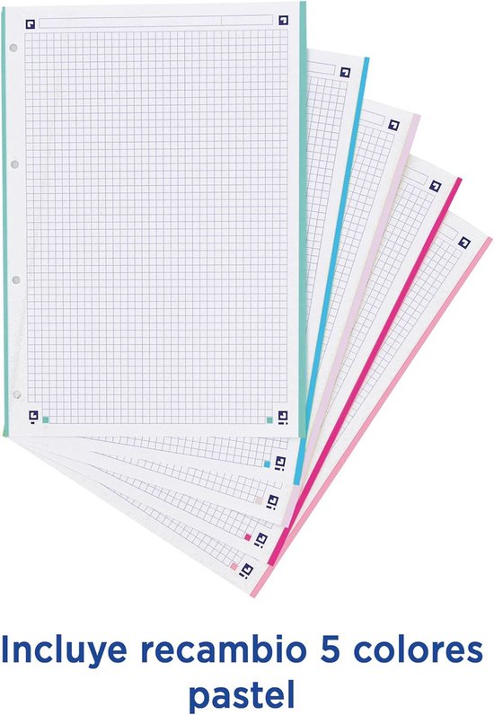 Ringmap A4 met 4 Ringen en Rubberen Sluiting - Ergonomisch, Navulbaar ...