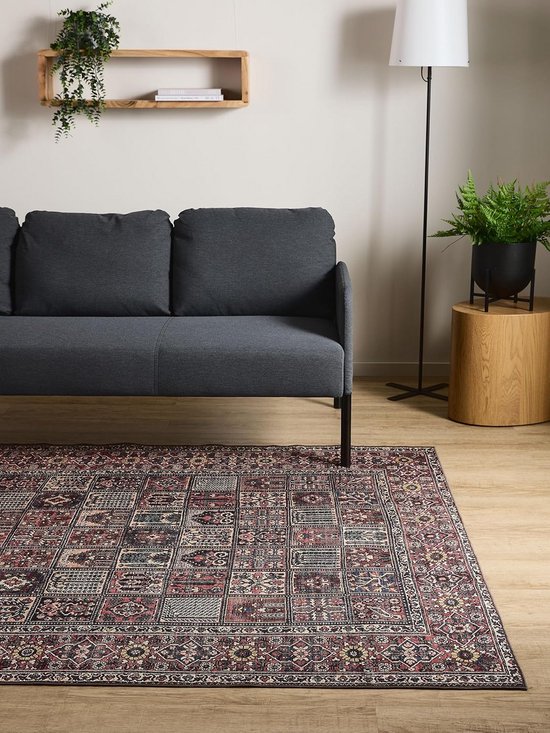 Groot Vintage Vloerkleed Woonkamer 200x300 cm Antislip Wasbaar | bol
