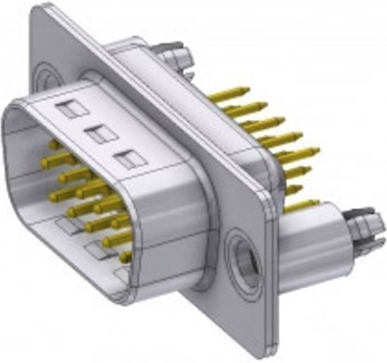 Deltron Connectors HD-D15 PY/2 M86UN D-sub stekker 180 ° Aantal polen: 15 Solderen,... | bol