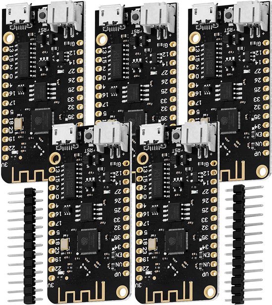 AZDelivery 5 x LOLIN32 Lite Board V1.0 met ESP-32 Rev1, WiFi ...