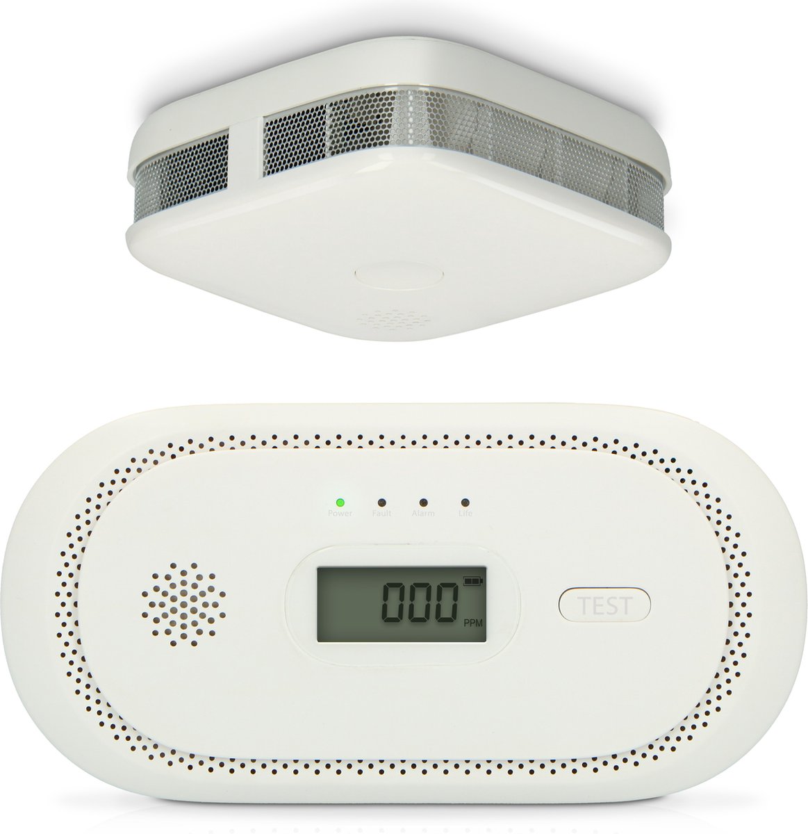 Alecto SCA50 - Set met rookmelder en koolmonoxidemelder, wit | bol.com