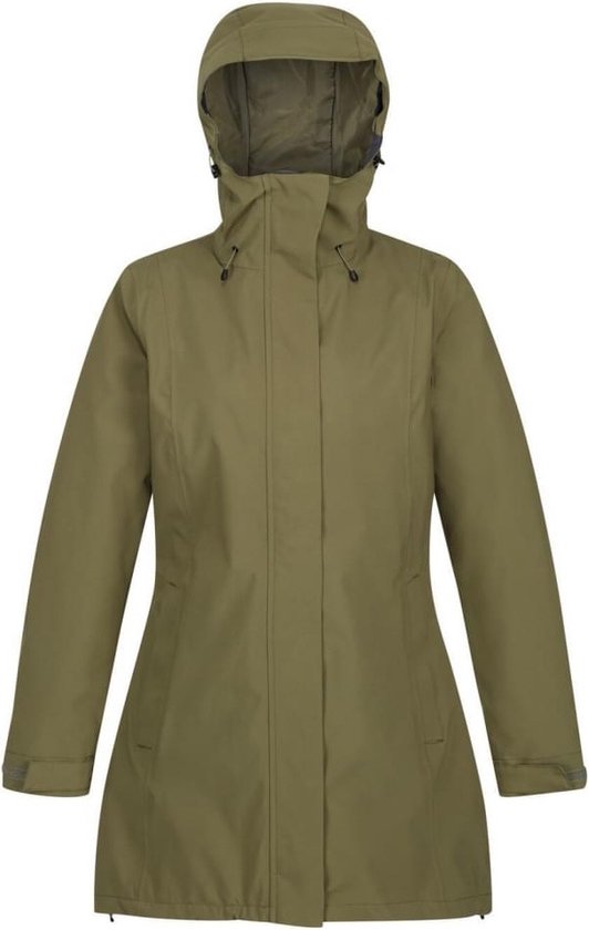 Regatta, Denbury III 3-in-1 Dames Waterdichte Jas, Khaki, Maat 40 | bol.com