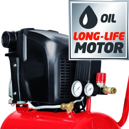 Einhell Compressor TE-AC 230/24/8 (1500 W - 8 bar - olie gesmeerd ...