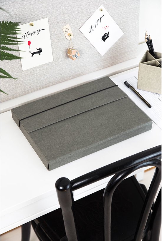 Bigso Box of Sweden Insteekmap A4 - Grijs - Duurzaam | bol.com