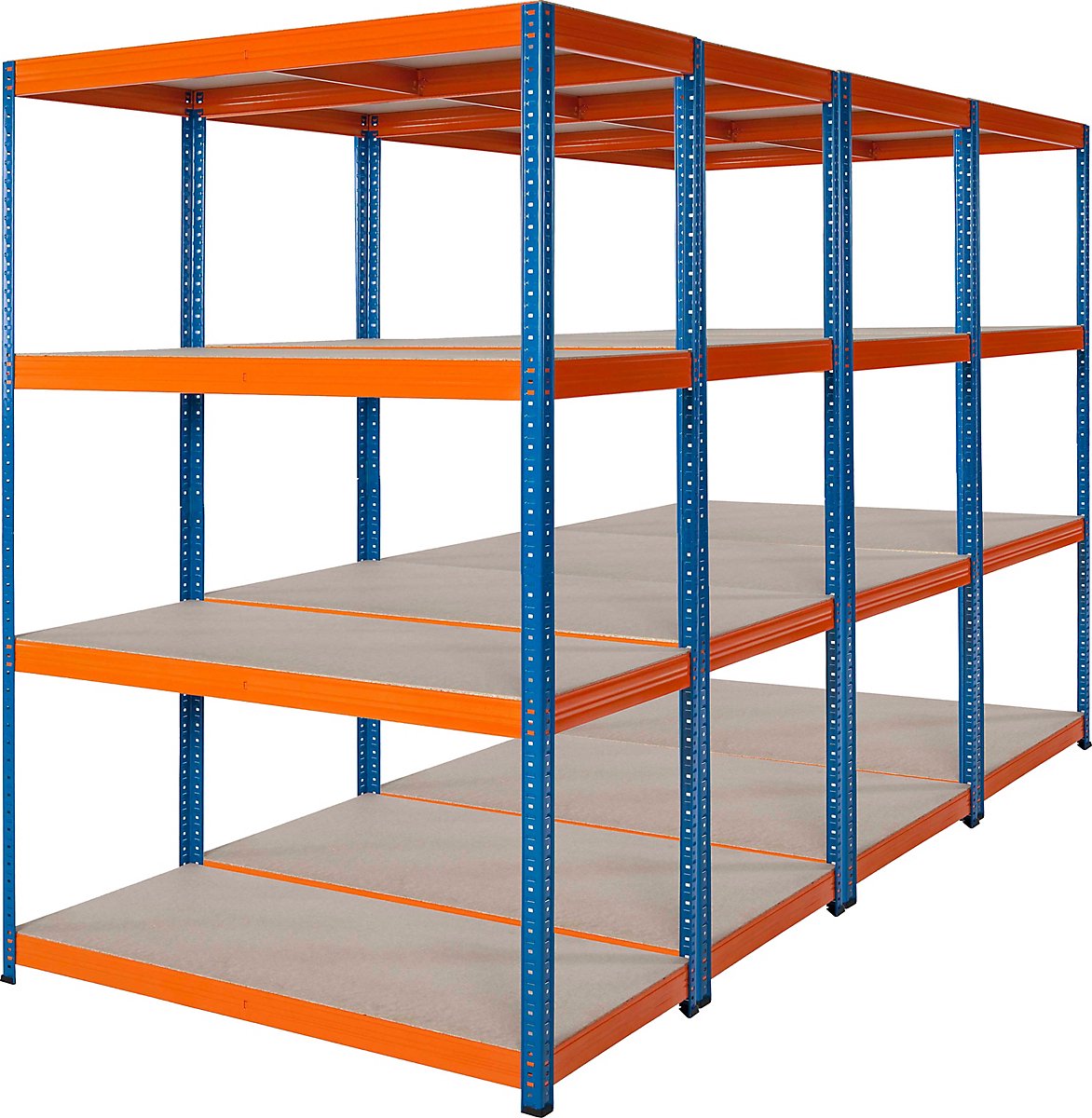 Certeo Megadeal | 4x heavy duty rekken -diepte 60 cm -300 kg per rek ...