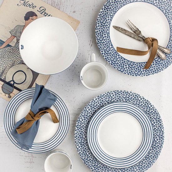 Laura Ashley Blueprint Collectables Serviesset 4 persoons - 16 Delig ...