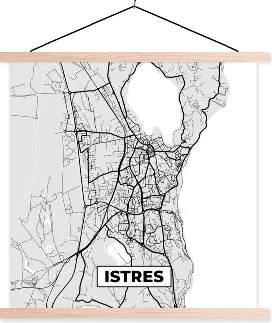 Porte-affiche avec affiche - Affiche scolaire - Plan de la ville - France - Carte -... | bol.com