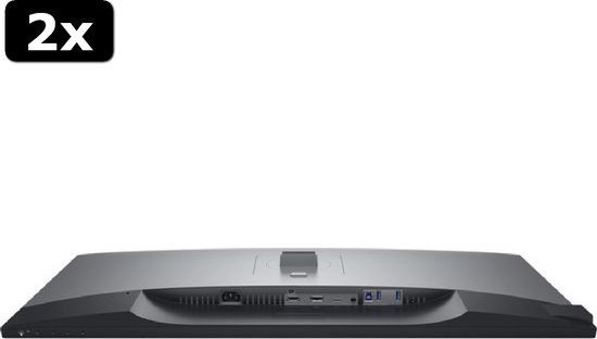 2x Dell U3219Q - 4K USB-C IPS Monitor - 32 Inch | bol