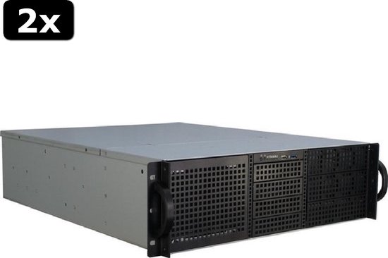 2x Inter-Tech 3U-30240 Rack Zwart | bol.com