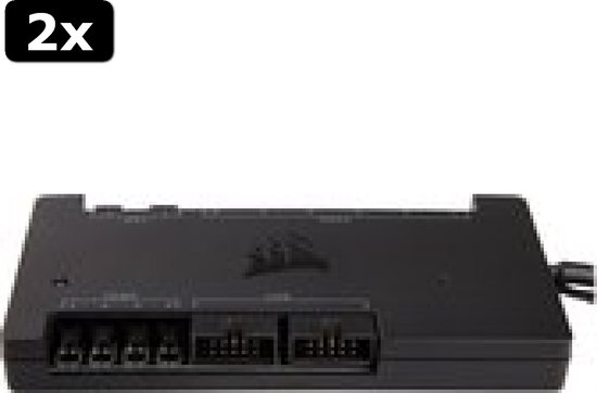 2x Corsair Commander PRO Fan - Controller Hub - Tot 6 RGB Ventilatoren ...