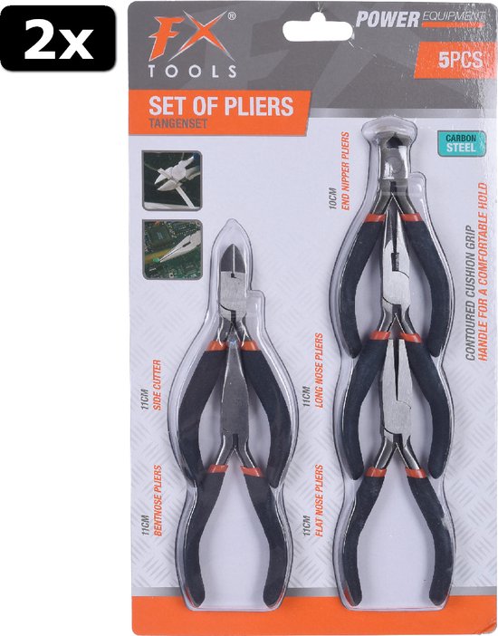 2x FX Tools Tangen set 5 stuks | bol.com