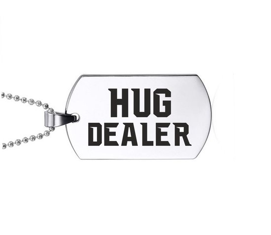 Ketting RVS - Hug Dealer | bol.com