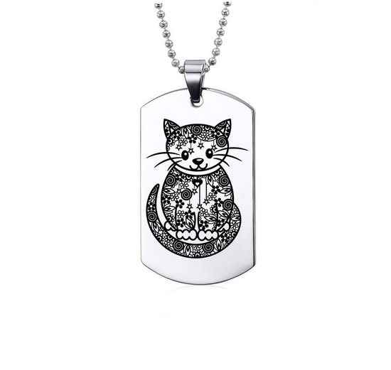 Ketting RVS - Kat | bol.com