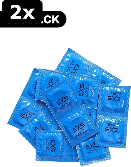 2x Exs Cooling Condoms - 144 pack | bol.com