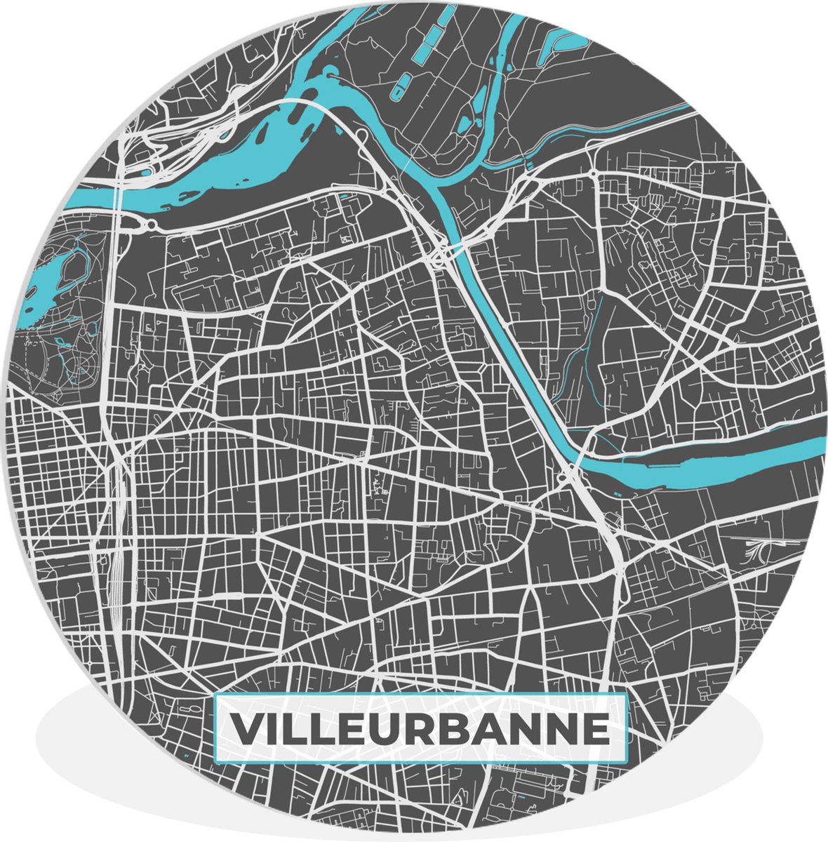 Wall Circle - Wall Circle Inside - France - Plan - City Map ...