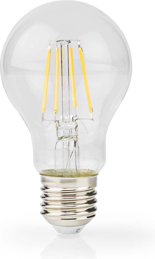 Nedis LED-Filamentlamp E27 | A60 | 7 W | 806 lm | 2700 K | Dimbaar | Warm Wit | 3 Stuks | bol.com