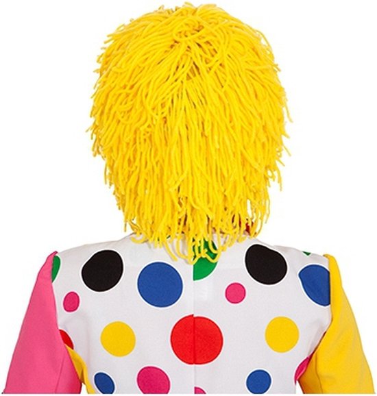 Gele clownspruik van wol | bol.com
