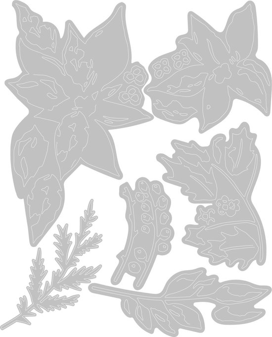 Sizzix Thinlits die set Festive bouquet | bol