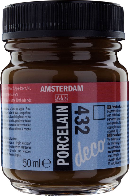 AmSterdam Porselein verf Fles 50ml Terra 432 | bol.com