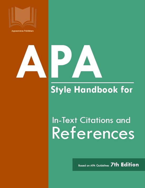 APA Style Handbook for In-Text Citations and References (ebook ...