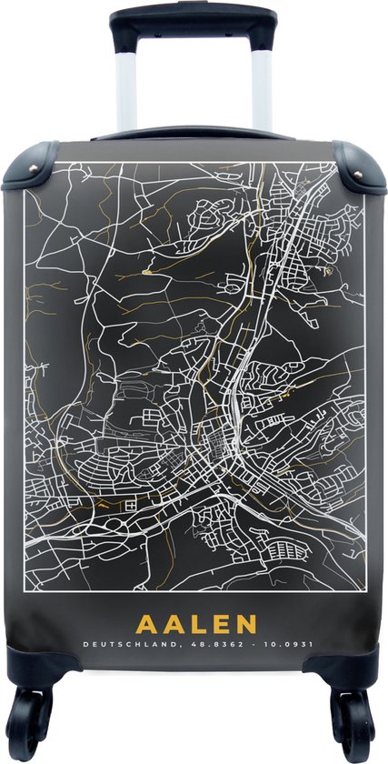 Valise MuchoWow® - Plan de la ville - Carte - Allemagne - Or - Aalen ...