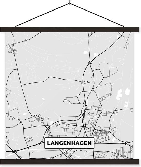 Posterhanger incl. Poster - Schoolplaat - Duitsland - Plattegrond ...