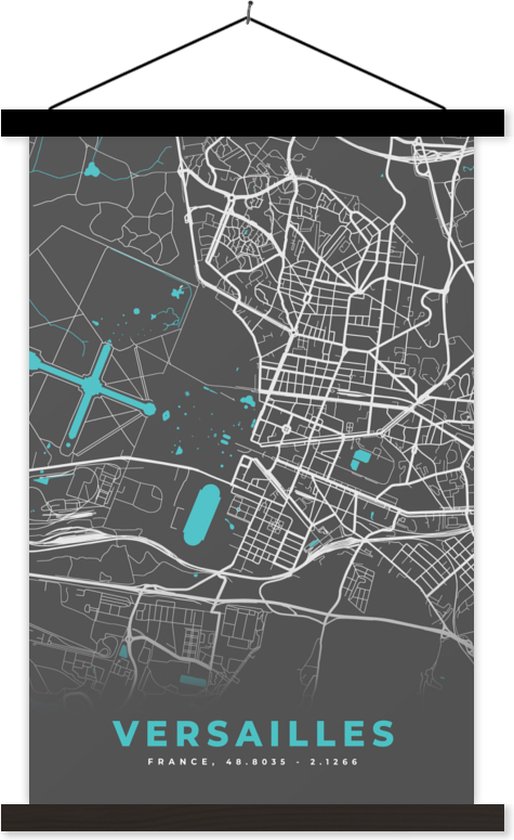 Posterhanger incl. Poster - Schoolplaat - Kaart – Stadskaart ...