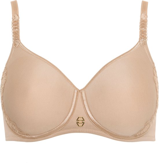 Beige beugelloze BH Lisca serie Ivonne B - E - Beige - Maat - 75E | bol